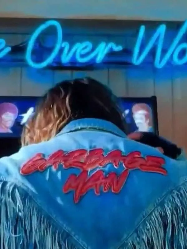 Jason Momoa Minecraft Jacket in Blue Leather - Zing Apparel